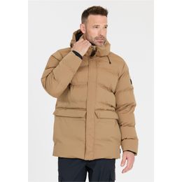 Outdoorjacke WHISTLER "Creed", Herren, Gr. L, karamell, 100% Polyester, kariert, normal, ohne Ausschnitt, Jacken Outdoorjacke, mit wasserabweisender TPU-Membran
