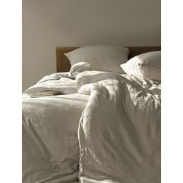 Bettw&auml;sche Bierbaum, grau, Musselin, Obermaterial: 100% Baumwolle, Bettw&auml;sche, "4129", Musselin, 100 % Baumwolle, pflegeleicht, b&uuml;gelfrei
