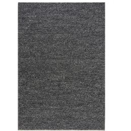 Teppich FLAIR RUGS, B:160cm H:10mm L:230cm, grau, Kunstfaser, Wolle, Wohnzimmer, Teppiche, "Minerals", Teppich aus Wollmischung, gekn&uuml;pftes Design,