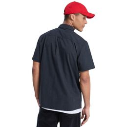 Quiksilver Herren Kurzarmhemd "Mw Premium Stretch", schwarz, Gr. L, Obermaterial: 98% Baumwolle, 2% Elasthan., Hemden