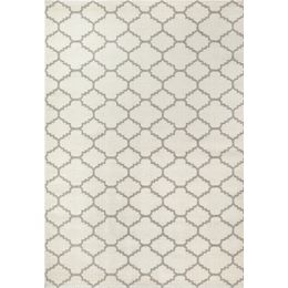 Teppich Sanat, B:160cm H:10mm L:230cmcreme, Kunstfaser, Wohnzimmer, Teppiche, "Boho 8202 , auch als L&auml;ufer und in Rund", Kurzflor, robust, Boho,