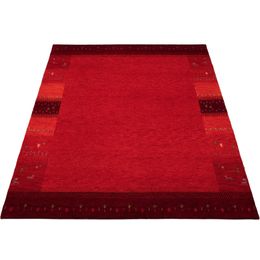 Wollteppich, B:250cm H:12mm L:300cm, rot, OCI DIE TEPPICHMARKE, Schurwolle, Wohnzimmer, Teppiche, "INTENSE MALA", handgekn&uuml;pft, reine Schurwolle,
