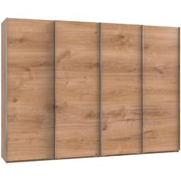 Schwebet&uuml;renschrank wimex, B:300cm H:216cm T:65cm, braun, Schr&auml;nke, "Level by fresh to go", mit Synchron&ouml;ffnung