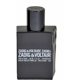 Zadig & Voltaire Herren Eau de Toilette "This is Him", 30ml, schwarz, ZADIG & VOLTAIRE, Parf&uuml;ms, mit verf&uuml;hrerischer Kopfnote