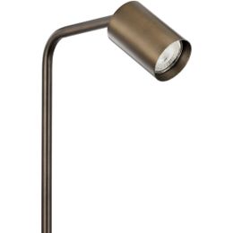 Eglo Stehlampe "RIGOMAGNO Stehlampe - Stahl - GU10 - 1X5W - IP20", bronze, 1, H: 151cm, 1 Stk., Leuchten, Standleuchte, Leselampe, Wohzimmer, Schlafzimmer, L26,5 x B23 x H15cm, Stehlampe