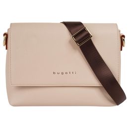Bugatti Damen Umh&auml;ngetasche "ELLA", beige, Kunstfaser, leicht gl&auml;nzend, unifarben, Taschen
