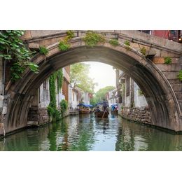 papermoon Fototapete "Venedig", B/L: 4,5m x 2,8m, Bahnen: 9 Stk., bunt, Schlafzimmer, Tapeten