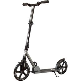 BEST Sporting Cityroller "City-Scooter silber grau mit Handbremse", silber, Roller