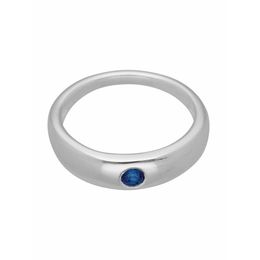 Adelia&acute;s ADELIA ́S Damen Kettenanh&auml;nger "925 Silber Anh&auml;nger Taufring mit Safir &Oslash; 10,9 mm", Silber 925 (Sterlingsilber), blau, Silber 925 (Sterlingsilber),