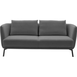 Sch&ouml;ner Wohnen Kollektion 2,5-Sitzer, B:190cm H:71cm T:91cm, grau, SCH&Ouml;NER WOHNEN-KOLLEKTION, 16% Baumwolle, 79% Polyester, 5% Polyacryl, Sofas, "Pearl, hochwertig und
