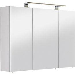 Spiegelschrank Optifit, B:100cm H:68cm T:17,6cm, wei&szlig;, Badezimmer, Schr&auml;nke, "Mino", Breite 100 cm
