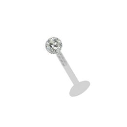 Adelia&acute;s ADELIA ́S Damen Dehnschnecke "Piercing Ohrpiercing", transparent, Titan, Piercings, Teflon ist Allergiefrei und als Erstpiercing zugelassen