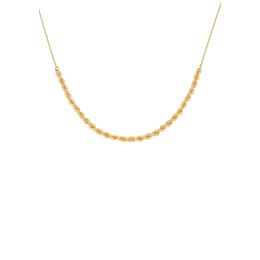 Firetti Damen Kette mit Anh&auml;nger "Schmuck Geschenk Gold 375 Halsschmuck Halskette Ankerkette Kordelkette", Gelbgold 375, L: 45 B: 2,6mm, gold,