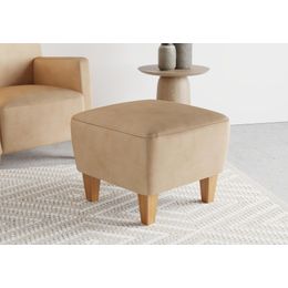 Sit & More Polsterhocker SIT & MORE, B:56cm H:46cm, braun, Hocker, "Bosse"