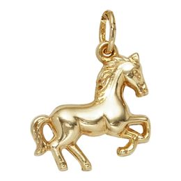 Jobo Damen Kettenanh&auml;nger "Anh&auml;nger Pferd", Gelbgold 333, gold, Gelbgold 333, Schmuckanh&auml;nger, 333 Gold