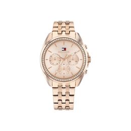 Tommy Hilfiger Damen Multifunktionsuhr "MELLIE"ros&eacute;goldfarben, Armbanduhren, Quarzuhr, Armbanduhr, Damenuhr, Edelstahlarmband, analog