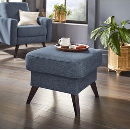 Hocker, B:57cm H:47cm T:57cm, blau, exxpo - SOFA FASHION, Wohnzimmer, Hocker, "Samso"