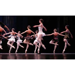 papermoon Fototapete "Ballett", B/L: 5m x 2,8m, Bahnen: 10 Stk., bunt, Schlafzimmer, Tapeten