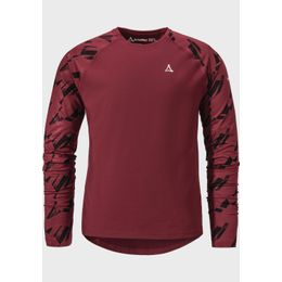 Sch&ouml;ffel SCH&Ouml;FFEL Herren Funktionsshirt "Longsleeve Lakata Trail M", rot, Gr. 50, Oberstoff : 79% Polyester 21% Elasthan, Shirts