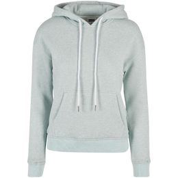 Urban Classics Damen Kapuzensweatshirt "Urban Classics Damen Ladies Color Melange Hoody"salvia melange, Gr. XS, unifarben, 65% Baumwolle, 35%