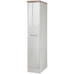 Apothekerschrank KOCHSTATION, B:30cm H:165cm T:60cm, wei&szlig;, Holzwerkstoff, MDF, K&uuml;che, Schr&auml;nke, "KS-Wien", H&ouml;he 165 cm