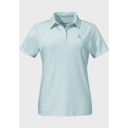 Sch&ouml;ffel SCH&Ouml;FFEL Damen Poloshirt "Polo Shirt Ramseck L", blau, Gr. 34, Oberstoff: 77% Polyester, 18% Lyocell, 5% Elasthan, Shirts