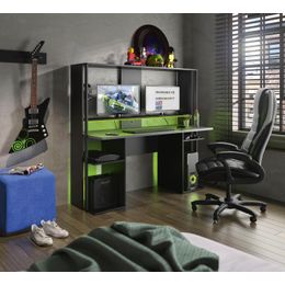 Gamingtisch GAMI, B:157cm H:145cm T:60cm, schwarz, Tische, "Stream"