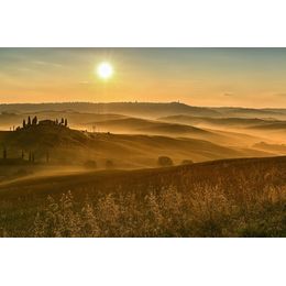 papermoon Fototapete "Landschaft Italien", B/L: 5m x 2,8m, Bahnen: 10 Stk., bunt, Schlafzimmer, Tapeten
