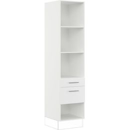 Seitenschrank IMPULS K&Uuml;CHEN, B:50cm H:205,1cm T:57,6cm, wei&szlig;, Dekorfolie, Holzwerkstoff, K&uuml;che, Schr&auml;nke, ""Valencia", Breite/H&ouml;he: 50/205,1 cm, mit