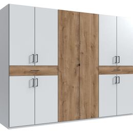 Dreht&uuml;renschrank wimex, B:270cm H:208cm T:58cm, wei&szlig;, Spanplatte, Schr&auml;nke, "Tibet Kleiderschrank mit sehr viel Stauraum, gro&szlig;e Farbauswahl", mit