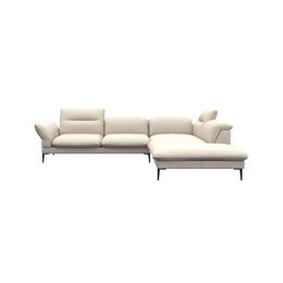 Ecksofa FLEXLUX, B:287cm H:88cm T:239cm, wei&szlig;, Wohnzimmer, Sofas, "Salino, Funktionssofa mit Ottomane, Relaxsofa, Ecksofa", Sofa mit Arm- und