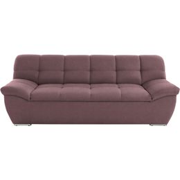 2-Sitzer DOMO collection, B:211cm H:76cm T:96cm, lila, Sofas, "Lagoa, moderne Sitzheftung, bequem und komfortabel", frei im Raum stellbar, in gro&szlig;er