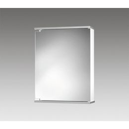 Spiegelschrank Jokey, B:50cm H:65cm T:14cm, silber, MDF, Badezimmer, Schr&auml;nke, "Entrobel", alu, 50 cm Breite