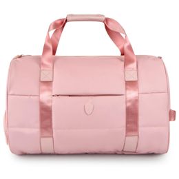 Heys Reisetasche "The Puffer Duffle Bag", rosa, Polyester, Taschen, Weekender Duffle Bag Schuhfach Aufstecksystem