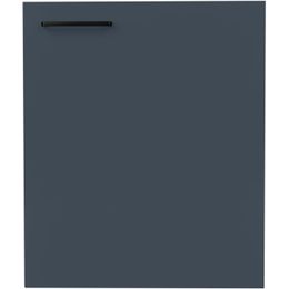 Nobilia Frontblende ""Easytouch", Ausrichtung w&auml;hlbar", B/H/T: 60cm x 72cm x 1,9cm, T&uuml;ranschlag rechts, blau, M&ouml;belblenden, f&uuml;r integrierte