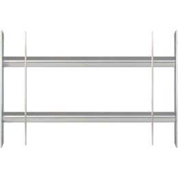 Alberts Fensterschutzgitter "Secorino Basic", B/H/T: 50cm x 30cm, silber, Schutzgitter, Breite: 50 - 65 cm und 70 - 105 cm, H&ouml;he: 30 und 45 cm