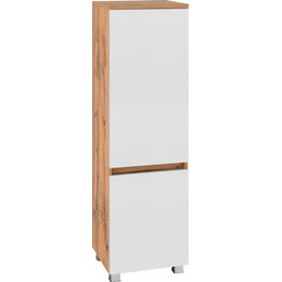 Midischrank Welltime, B:40cm H:135cm T:35cm, wei&szlig;, Badezimmer, Schr&auml;nke, "Lucca"