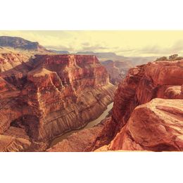 papermoon Fototapete "Grand Canyon", B/L: 4m x 2,6m, Bahnen: 8 Stk., bunt, Schlafzimmer, Tapeten