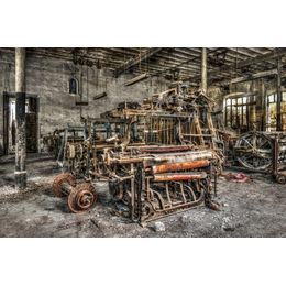 papermoon Fototapete "Alte industrie", B/L: 4m x 2,6m, Bahnen: 8 Stk., bunt, Schlafzimmer, Tapeten