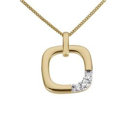 Firetti Damen Kettenanh&auml;nger "Schmuck Geschenk Gold 333 Halsschmuck Anh&auml;nger f&uuml;r Halskette", Gelbgold 333, 1,05 g, wei&szlig;, Gelbgold 333,