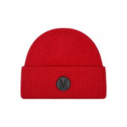 Marikoo Damen Beanie "Effelin", rot, Obermaterial: 50% Viskose, 30% Nylon, 20% Polyester, M&uuml;tzen