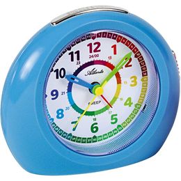 Atlanta Kinder Quarzwecker "1967/5", blau, Wecker, ideal auch als Geschenk, Lernwecker