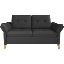 Sit & More 3-Sitzer SIT & MORE, B:191cm H:90cm T:102cm, schwarz, Sofas, "G&ouml;teborg", inklusive Sitztiefenverstellung und Federkern