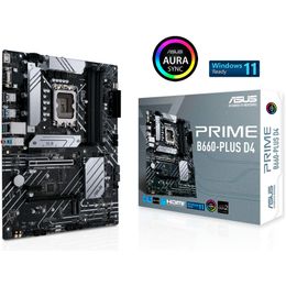 ASUS Mainboard "PRIME B660-PLUS D4", B:30,5cm H:5,3cm T:24,4cm, schwarz, Mainboards
