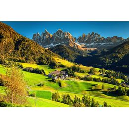 papermoon Fototapete "Landschaft", B/L: 5m x 2,8m, Bahnen: 10 Stk., bunt, Schlafzimmer, Tapeten