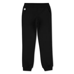 Philipp Plein M&auml;dchen Jogger Pants "Iconic Plein"02, schwarz, Gr. 10, Obermaterial: 5% Elasthan, 95% Baumwolle; Futter: 100% Glasfaser, Hosen