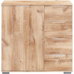 Kombikommode wimex, B:82cm H:83cm T:40,5cm, braun, Schlafzimmer, Sideboards, "Easy"