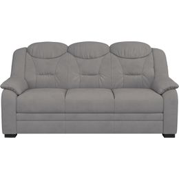 3-Sitzer COTTA, B:189cm H:99cm T:99cm, silber, 100% Polyester, Sofas, "Marcus", Sofa mit hoher R&uuml;ckenlehne