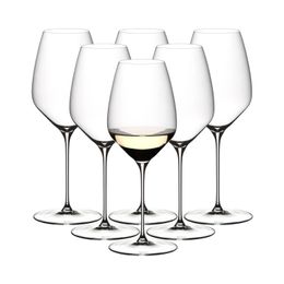 Wei&szlig;weinglas "Riesling Gl&auml;ser Veloce 570 ml 6er Set transparent", &Oslash; 9,2cm x 24,7cm, 570ml, 6 tlg., bunt, RIEDEL THE WINE GLASS COMPANY, Trinkgef&auml;&szlig;e,