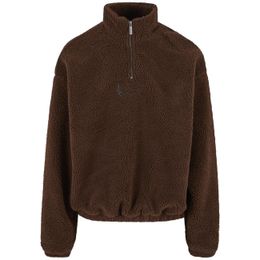 Karl Kani Herren Sweatshirt "Karl Kani Herren KM233-018-1 KK Metal Signature Teddy Troyer"braun, Gr. XXL, 100% Polyester (Recycelt), Sweatshirts